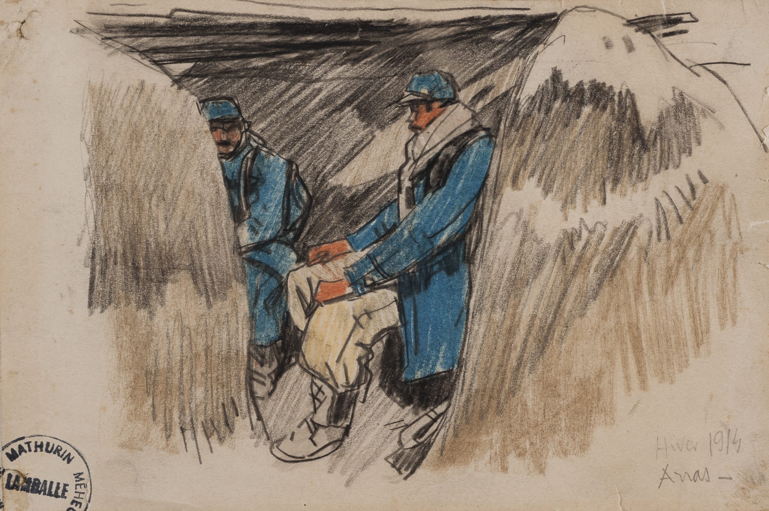 Mathurin Méheut, Sur la route de Pelves, Collection Musée Mathurin ...